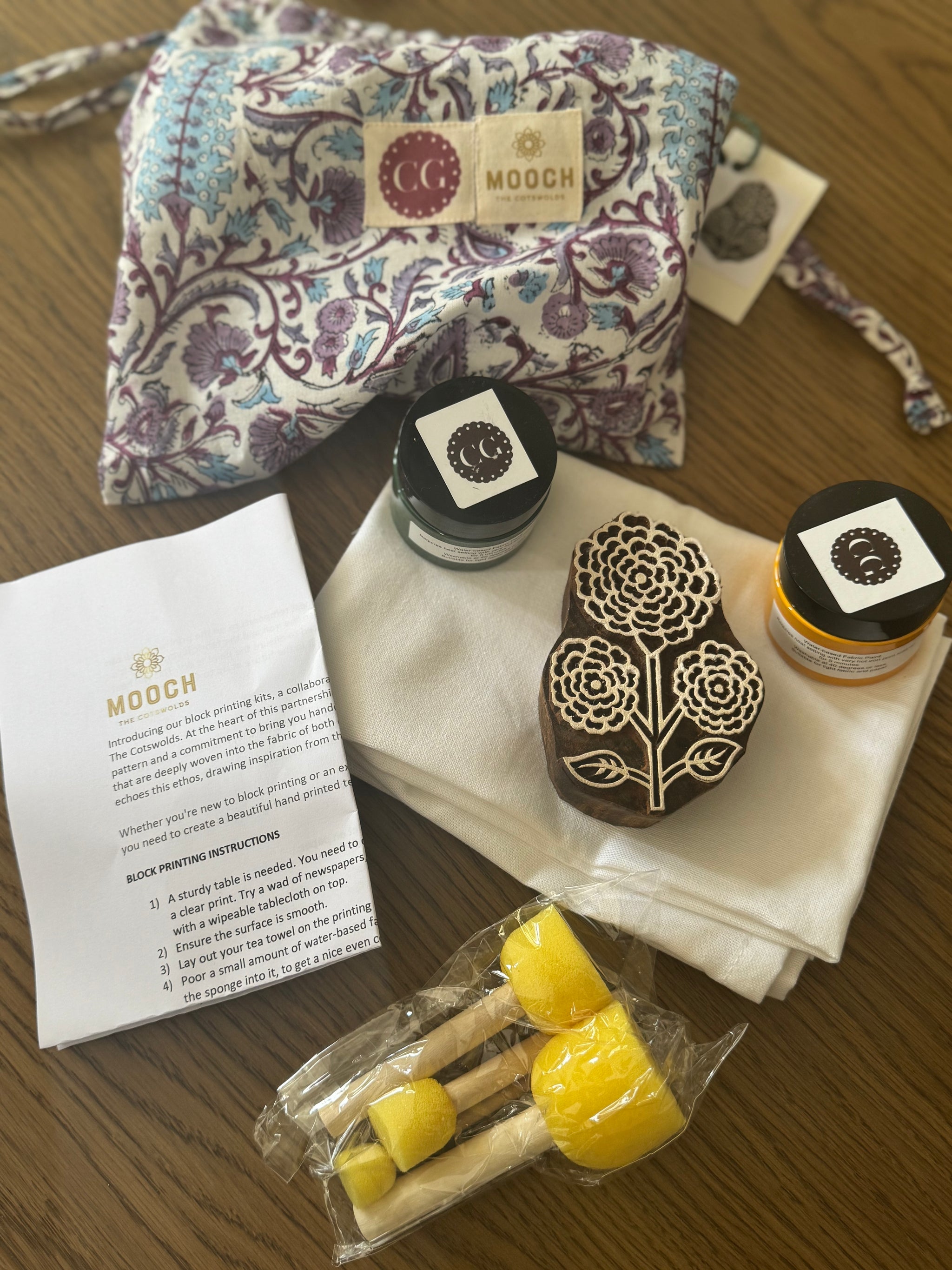 Block Printing Creative Kit - Marigold