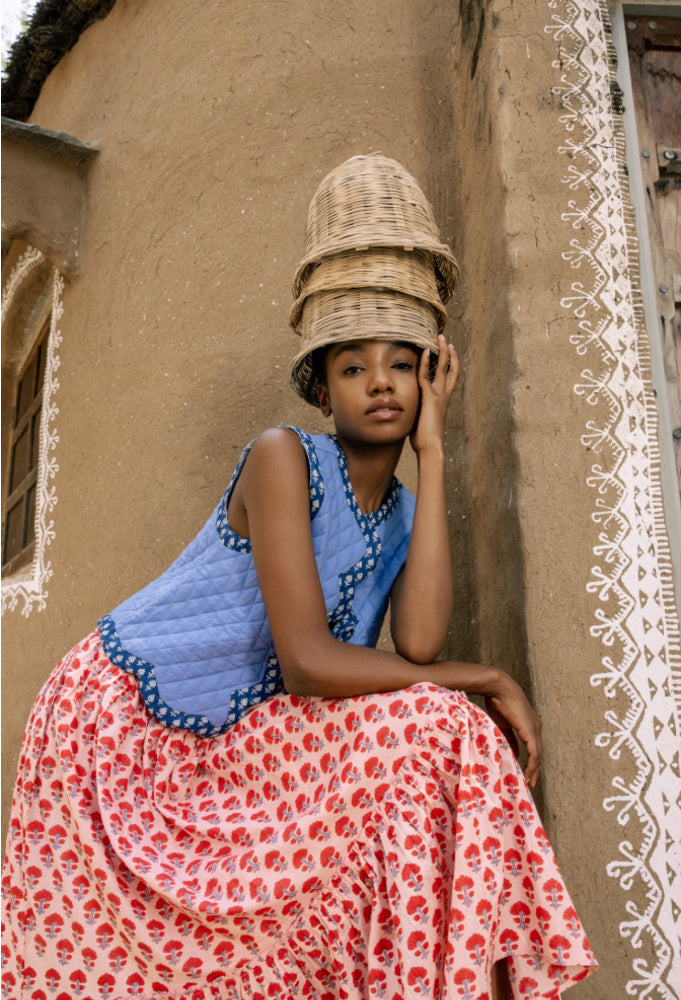 Organic Ophelia Rose Skirt